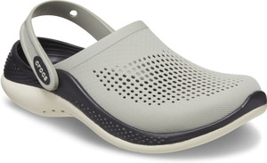 CROCS Men Grey, Black Clogs - Buy CROCS Men Grey, Black Clogs Online at ...
