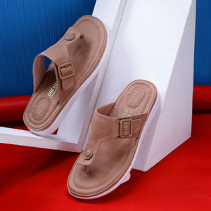 DOCTOR EXTRA SOFT Flat Memory Foam Synthetic Slip-on Sandals with ...