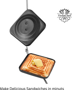 ଭେଦାଚେଫ Bombay Style Sandwich Maker | Two Layer Non-Stick Coating ...