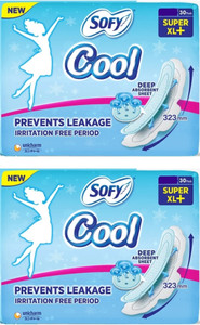 SOFY COOL SUPER XL+ 30+30 Sanitary Pad | Buy Women Hygiene products ...