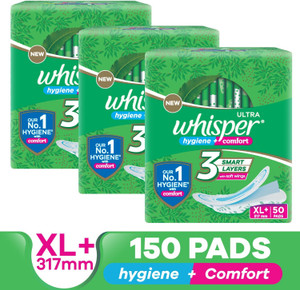 Whisper ULTRA HYGIENE+COMFORT XL+, FOR HEAVY FLOW Sanitary Pad | Buy ...