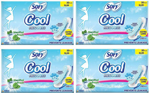 SOFY COOL EXTRA LONG 30+30+30+30N Sanitary Pad | Buy Women Hygiene ...