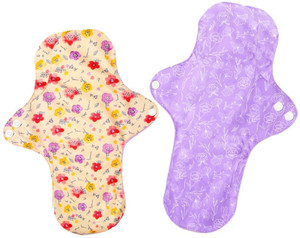 Superbottoms Flow Lock 2X Absorption & Leak Lock Pack of 2 Regular & 2 ...