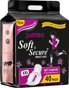 soft & secure Period Care XXL Dry Soft Cover Sanitary Pad | Buy Women ...