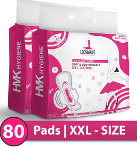 Ladywady ULTRA SOFT SANITARY PADS |XXL| PACK OF 2, EACH 40 PCS, TOTAL ...