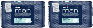 Seni Man Bladder Control Extra Pads - 15 Pieces xPack of 2 Sanitary Pad ...