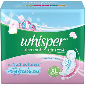Whisper ultra soft air fresh Sanitary Pad | Buy Women Hygiene products ...