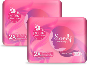 Savvy MAXI XL Ultra Thin (20 pads per pack) Sanitary Pad | Buy Women ...