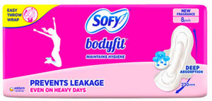 SOFY bodyfit regular 8 pads Sanitary Pad | Buy Women Hygiene products ...