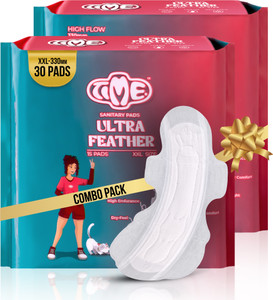 Time Ultra Feather Rash-Free Heavy Flow XXL 330mm Leak Lock & Ultra ...