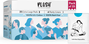 PLUSH Ultra Thin ALL XL Pads (Extra Large 310 mm) Sanitary Pad | Buy ...