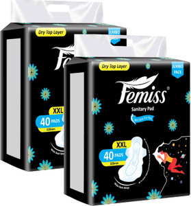 Femiss Sanitary Pads for Women and Girls Trifold pads(XXXL-Size, 320 MM ...