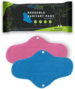 CareDone (Pack of 2) Multicolor Cloth Maxi Washable And Reusable Heavy ...