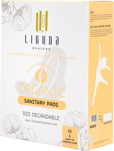 LIBUNA HYGIENE Anti-Bacterial Rash-Free Sanitary Pads | L | Organic ...