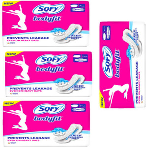 SOFY bodyfit regular 7+7+7+7 pads Sanitary Pad | Buy Women Hygiene ...