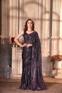 Buy hesika Embellished Daily Wear Art Silk Pink Sarees Online @ Best ...