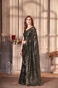 Buy hesika Embellished Daily Wear Art Silk Gold Sarees Online @ Best ...