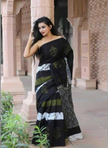 Buy Sanganeri Hast Kala Blocked Printed, Checkered, Color Block, Dyed ...