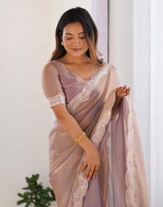 Buy Satrani Embroidered, Embellished Bollywood Jimmy Jimmy Purple ...