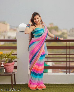 Buy ZENBLAZE Printed, Digital Print, Striped, Self Design, Embroidered ...