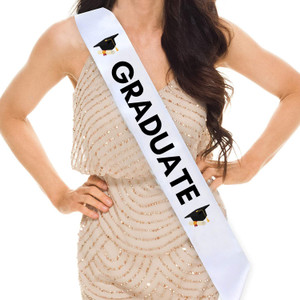 hubops Graduate Sash, Graduation Party Sash Decoration, Graduate Party ...