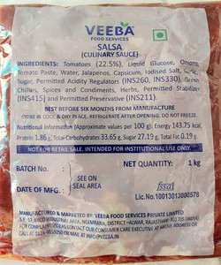 VEEBA salsa sauce Sauce & Dip Price in India - Buy VEEBA salsa sauce ...