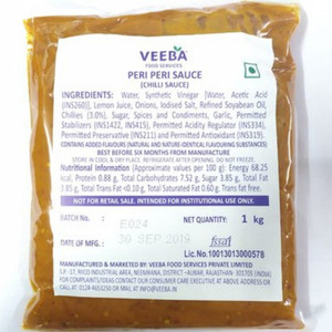 VEEBA Peri Peri Chilli Sauce 1 Kg Sauces & Ketchup Price in India - Buy ...