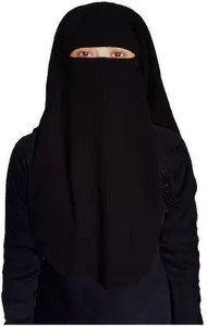 Dhyeyu Chiffon Solid, Self Design Naqab Price in India - Buy Dhyeyu ...