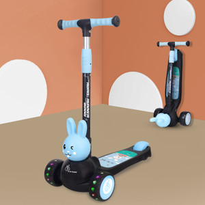 R for Rabbit Road Runner Bunny Kick Scooter | 3 Level Adjustable Height ...