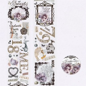 Digi Online PET Stickers Tape 5 cm x 2 meter size Washi Tape Journal ...