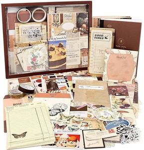 SHUBHPETAL Retro,Vintage Theme, Scrapbook Kit Price in India - Buy ...