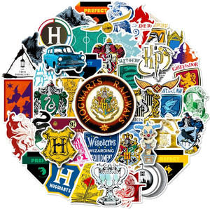 Climberty 5.5 cm Harry Potter Hogwarts Collection Cartoon Graffiti DIY ...