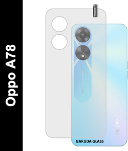 GARUDA GLASS Back Tempered Glass for OPPO A78 - GARUDA GLASS : Flipkart.com
