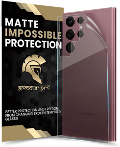 ArmourPro Back Screen Guard for Samsung Galaxy S22 Ultra 5G, Samsung ...