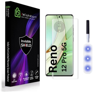 iWishKart Edge To Edge Tempered Glass for Oppo Reno 12 Pro 5G, Oppo ...