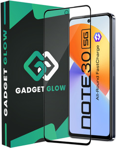 Gadget Glow Edge To Edge Tempered Glass for Infinix Note 30 5G, Note 30 ...