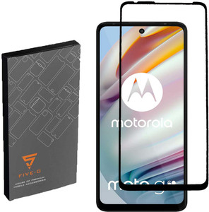 FIVE-O Edge To Edge Tempered Glass for MOTO G60, MOTO G40 FUSION ...
