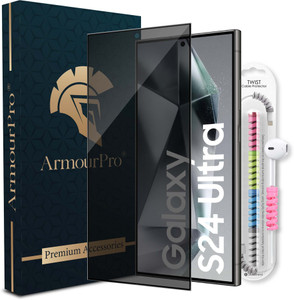 ArmourPro Edge To Edge Tempered Glass for Samsung Galaxy S24 Ultra 5G ...