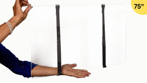 woxpro Edge To Edge Tempered Glass for 75 Inch LED TV SCREEN PROTECTOR ...