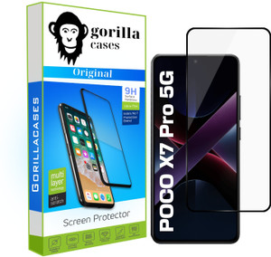 Gorilla Cases Edge To Edge Tempered Glass for POCO X7 Pro 5G, POCO X7 ...