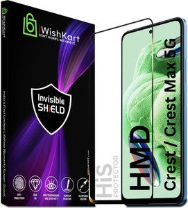 iWishKart Edge To Edge Tempered Glass for HMD Crest Max 5G, HMD Crest ...