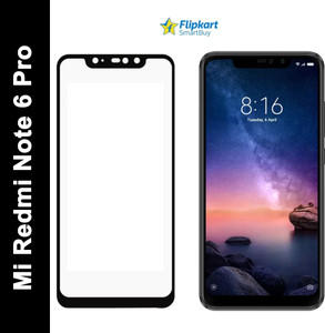 Flipkart SmartBuy Edge To Edge Tempered Glass for Mi Redmi Note 6 Pro ...