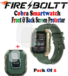 Spnrs Front and Back Screen Guard for Fire Boltt Cobra Smartwatch _888 ...