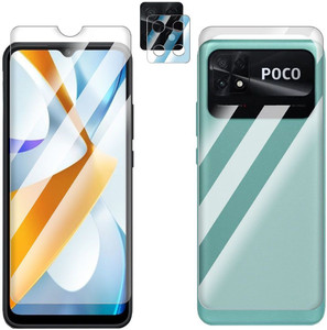 FCS Front and Back Screen Guard for Xiaomi Poco C40 Front+Back+Camera ...