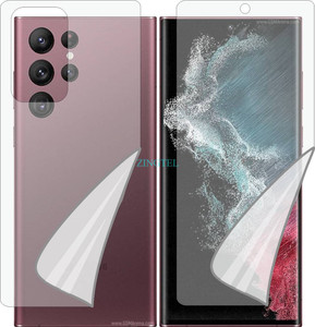 ZINGTEL Front and Back Screen Guard for Galaxy S22 Ultra 5G (Edge To ...