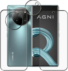 tombik Front and Back Screen Guard for UI61-Lava Agni 2 5G -FB-LENS ...