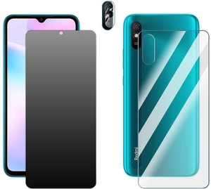 FCS Front and Back Screen Guard for Redmi 9A Sport Front+Back+Camera ...