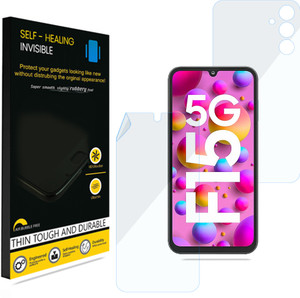 KUBERAN Front and Back Screen Guard for Samsung Galaxy F15, Invisible ...
