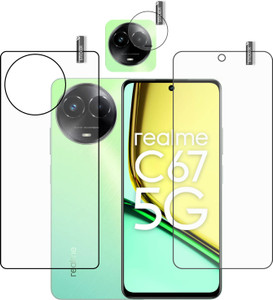 GARUDA GLASS Front and Back Tempered Glass for REALME C67 5G with ...