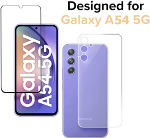 KANCHA Front and Back Tempered Glass for SAMSUNG GALAXY A54 5G, GALAXY ...